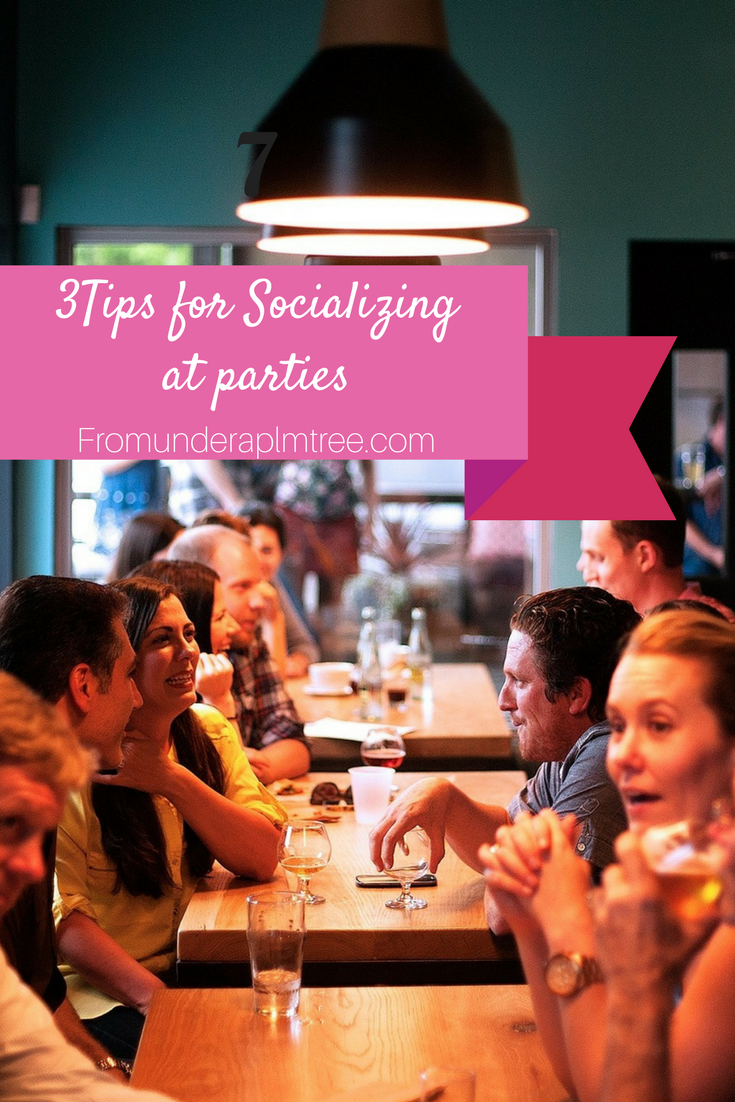 3 Tips on Socializing at Parties > From Under a Palm Tree