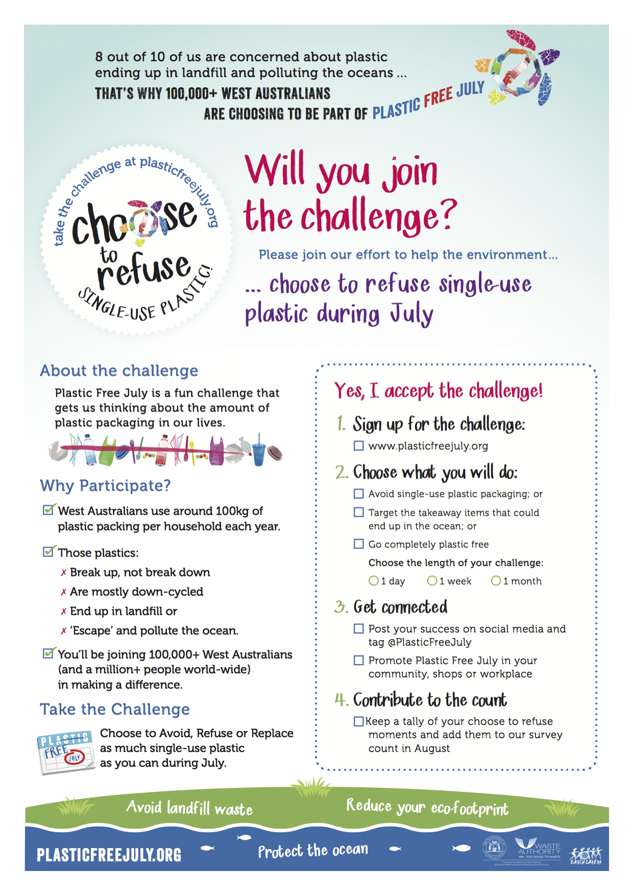 Taking the Plastic Free July Challenge > From Under a Palm Tree