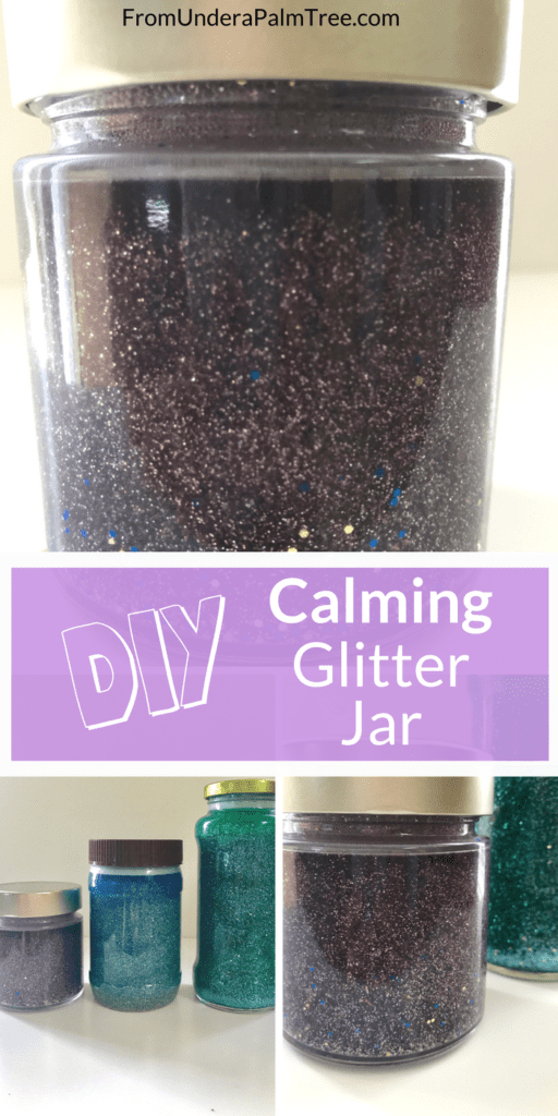 DIY Calming Glitter Jar > From Under a Palm Tree