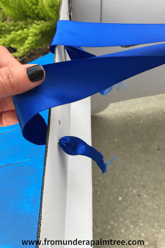 DIY Race Car Box Halloween Costume > From Under a Palm Tree