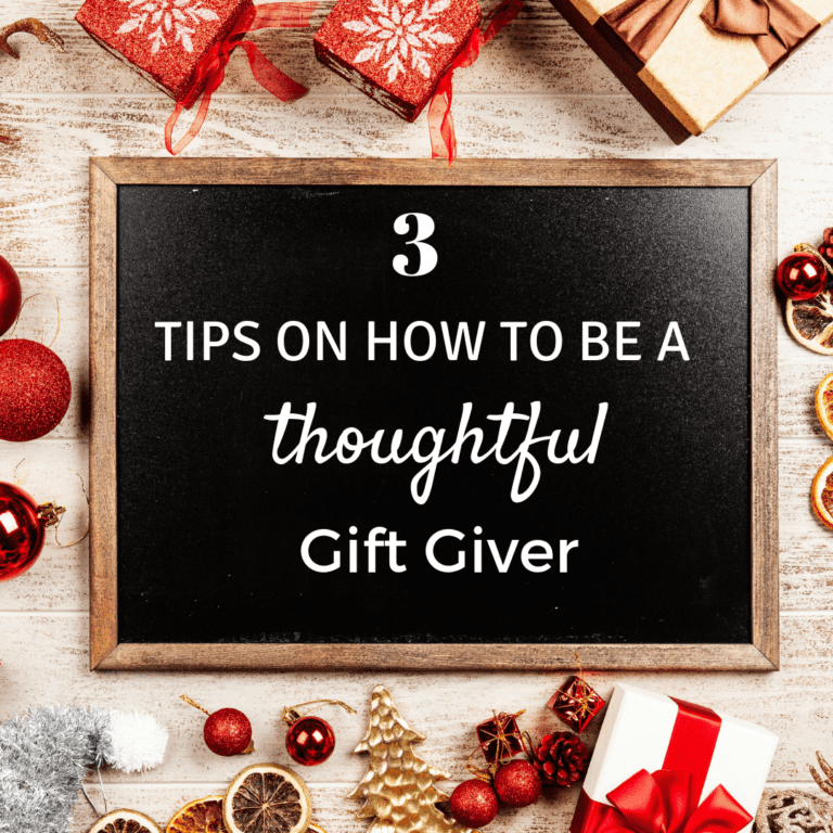 3 Tips on How To Be a Thoughtful Gift Giver > From Under a Palm Tree