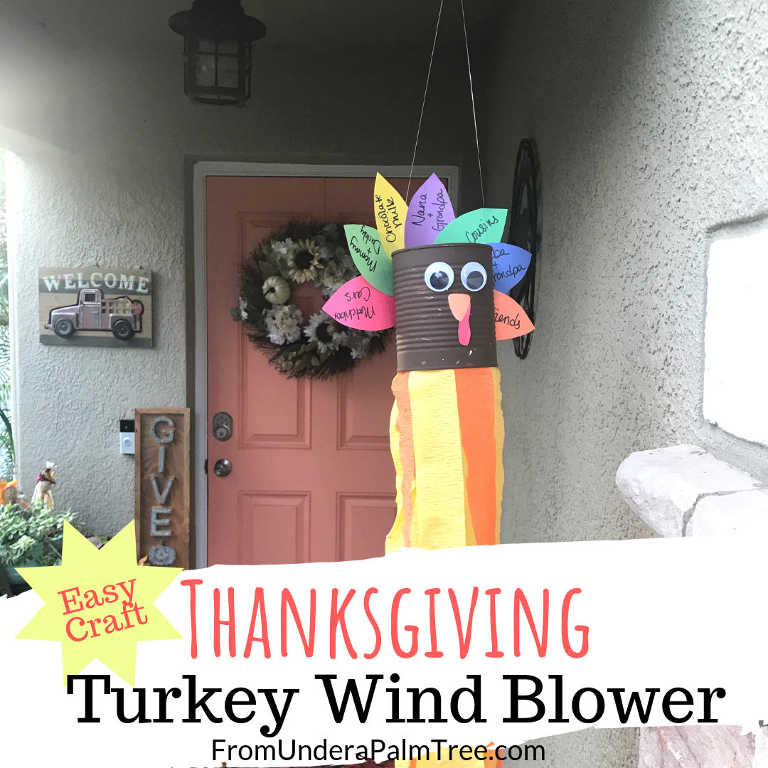 Thanksgiving Turkey Wind Blower > From Under a Palm Tree