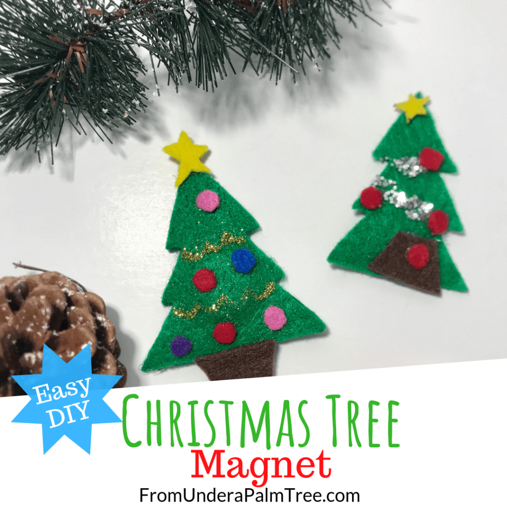 Christmas Tree Magnet > From Under a Palm Tree