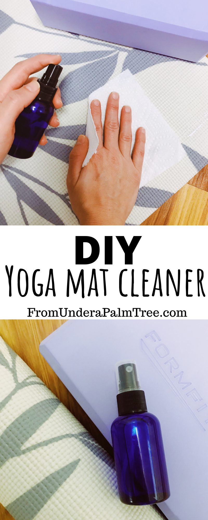 DIY Yoga Mat Cleaner > From Under a Palm Tree