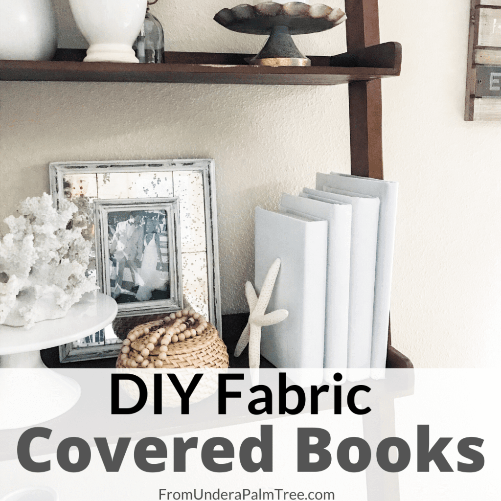 DIY Fabric Covered Books > From Under a Palm Tree