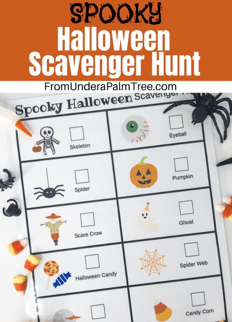Spooky Halloween Scavenger Hunt > From Under a Palm Tree