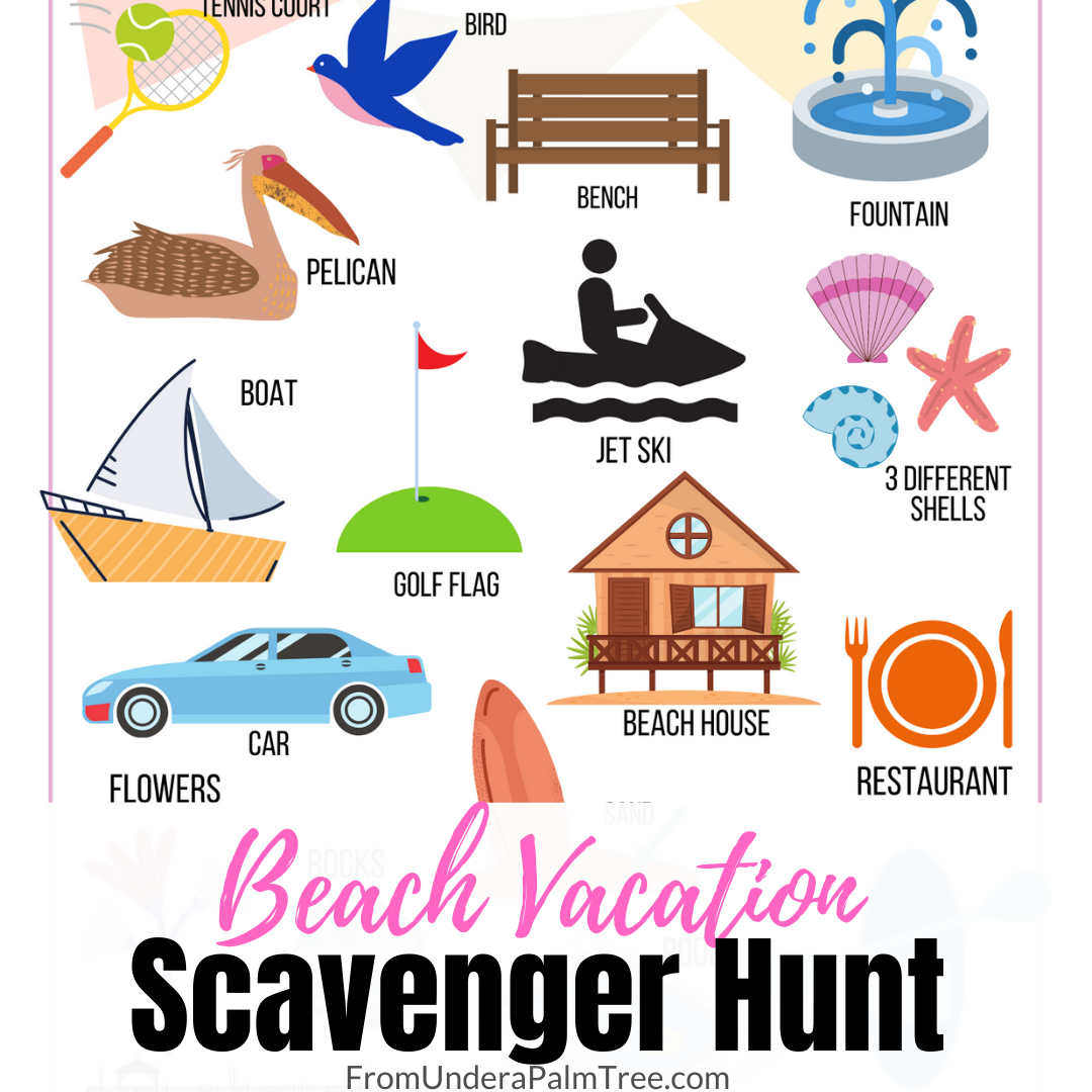 beach scavenger hunt Archives > From Under a Palm Tree