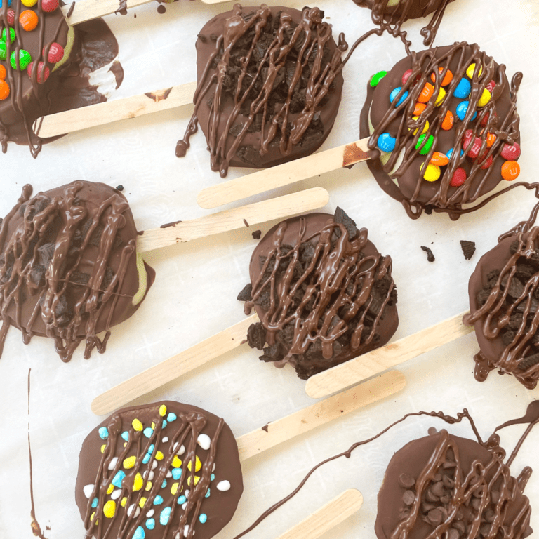 Chocolate Apple Pops > From Under a Palm Tree