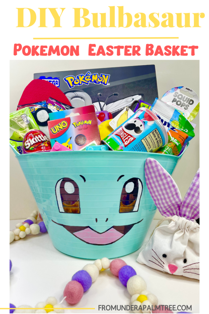 DIY Bulbasaur Pokémon Easter Basket > From Under a Palm Tree