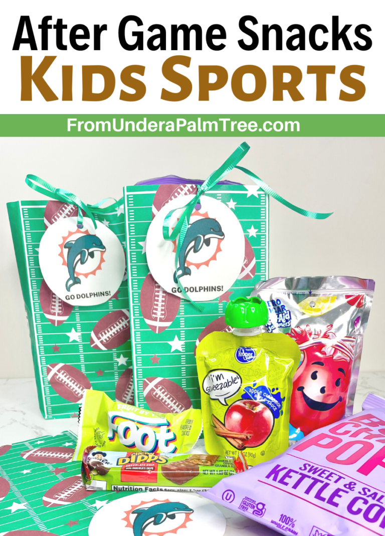 Best After Game Snacks for Kids Sports > From Under a Palm Tree