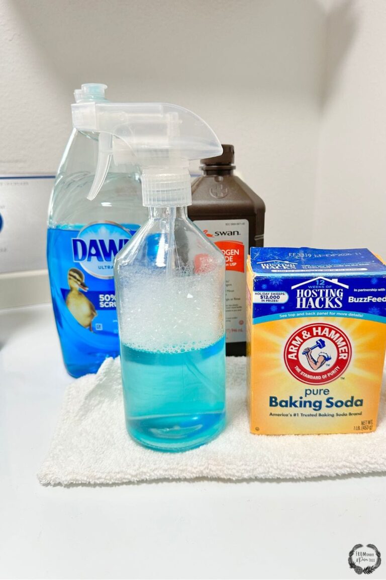 DIY Non Toxic Grout Cleaner > From Under a Palm Tree