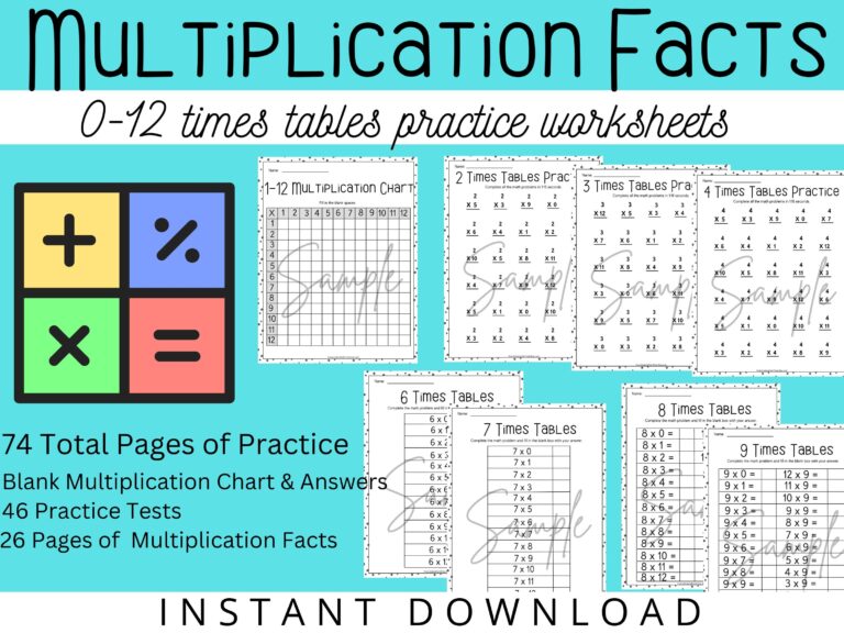 Division Facts Worksheet Bundle > From Under a Palm Tree