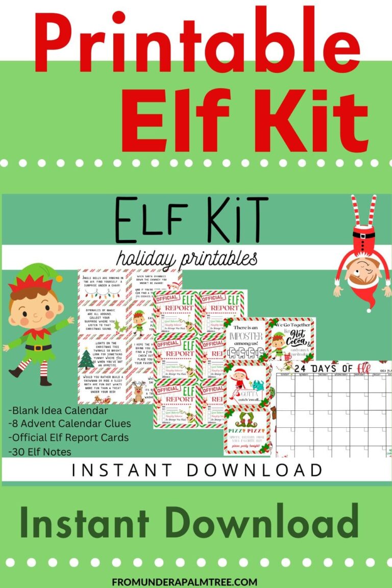 Printable Elf Kit > From Under a Palm Tree