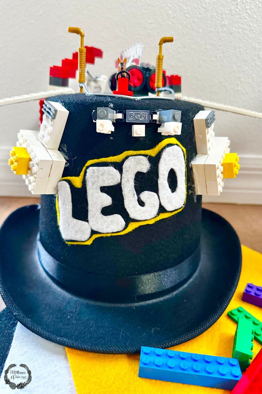 100 Days of School Lego Hat > From Under a Palm Tree