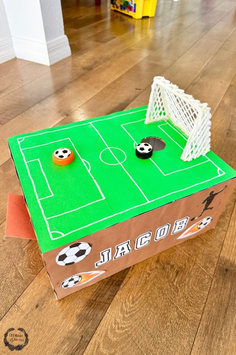 DIY Soccer Valentines Box > From Under a Palm Tree