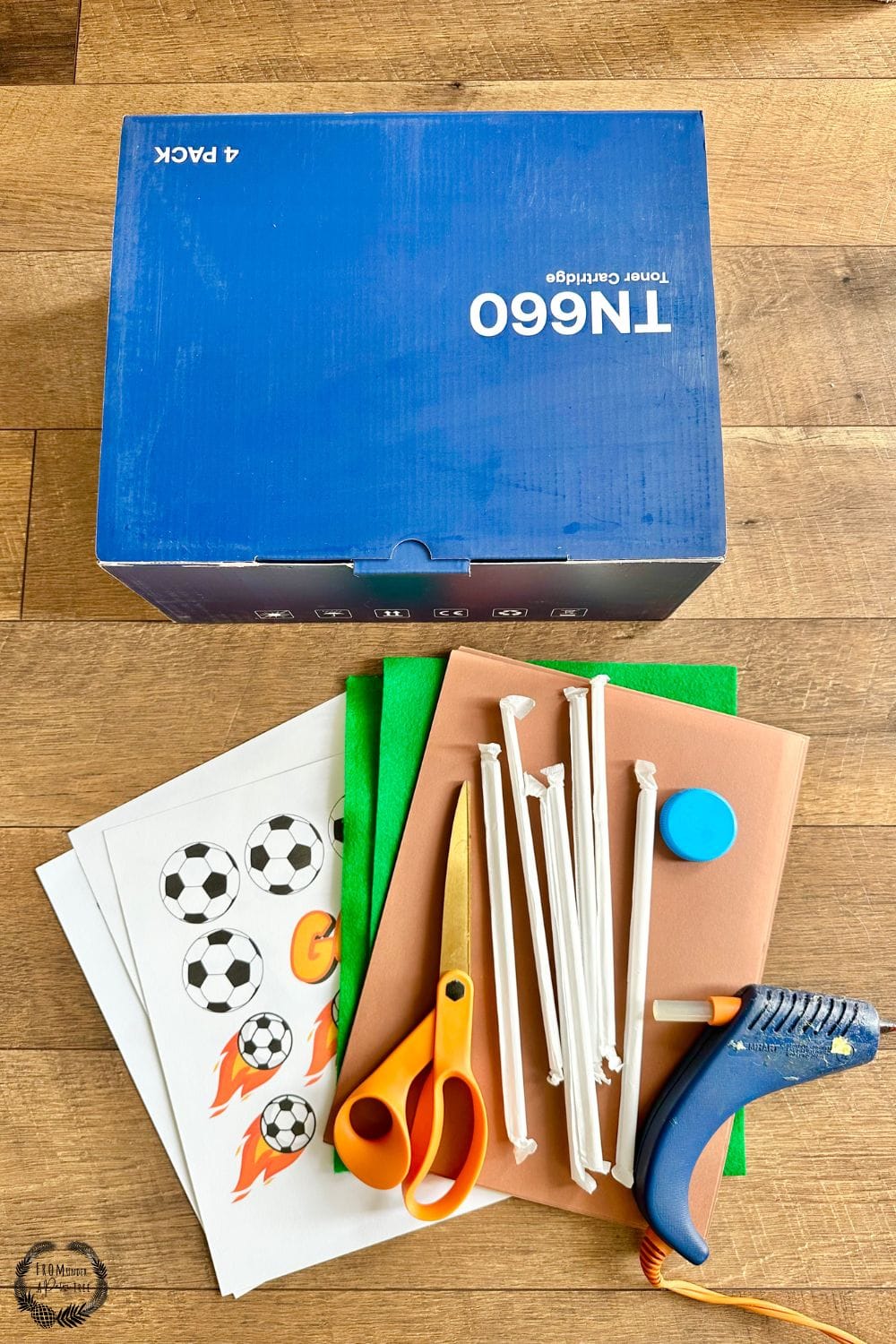DIY Soccer Valentines Box > From Under a Palm Tree