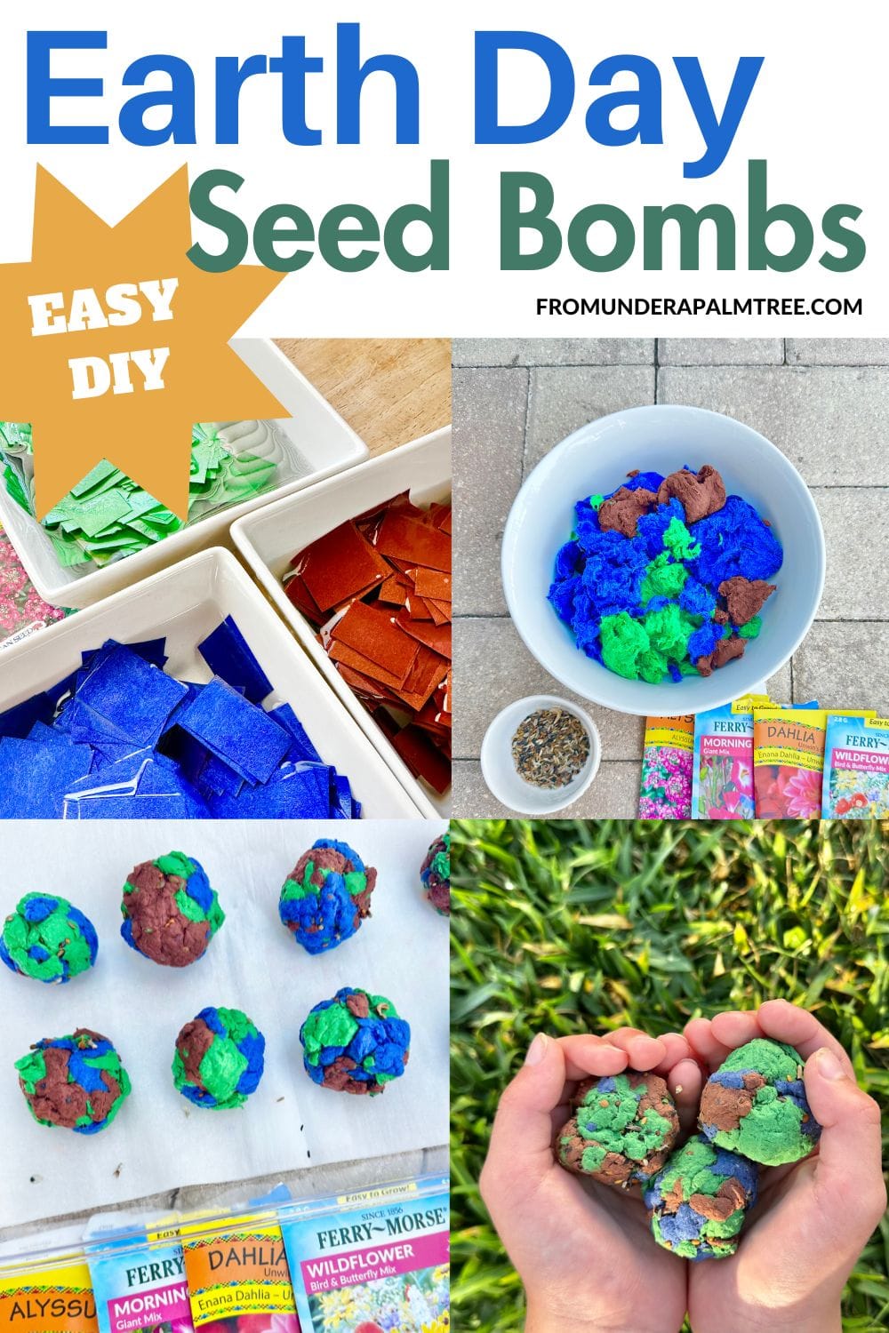 DIY Earth Day Seed Bombs > From Under a Palm Tree