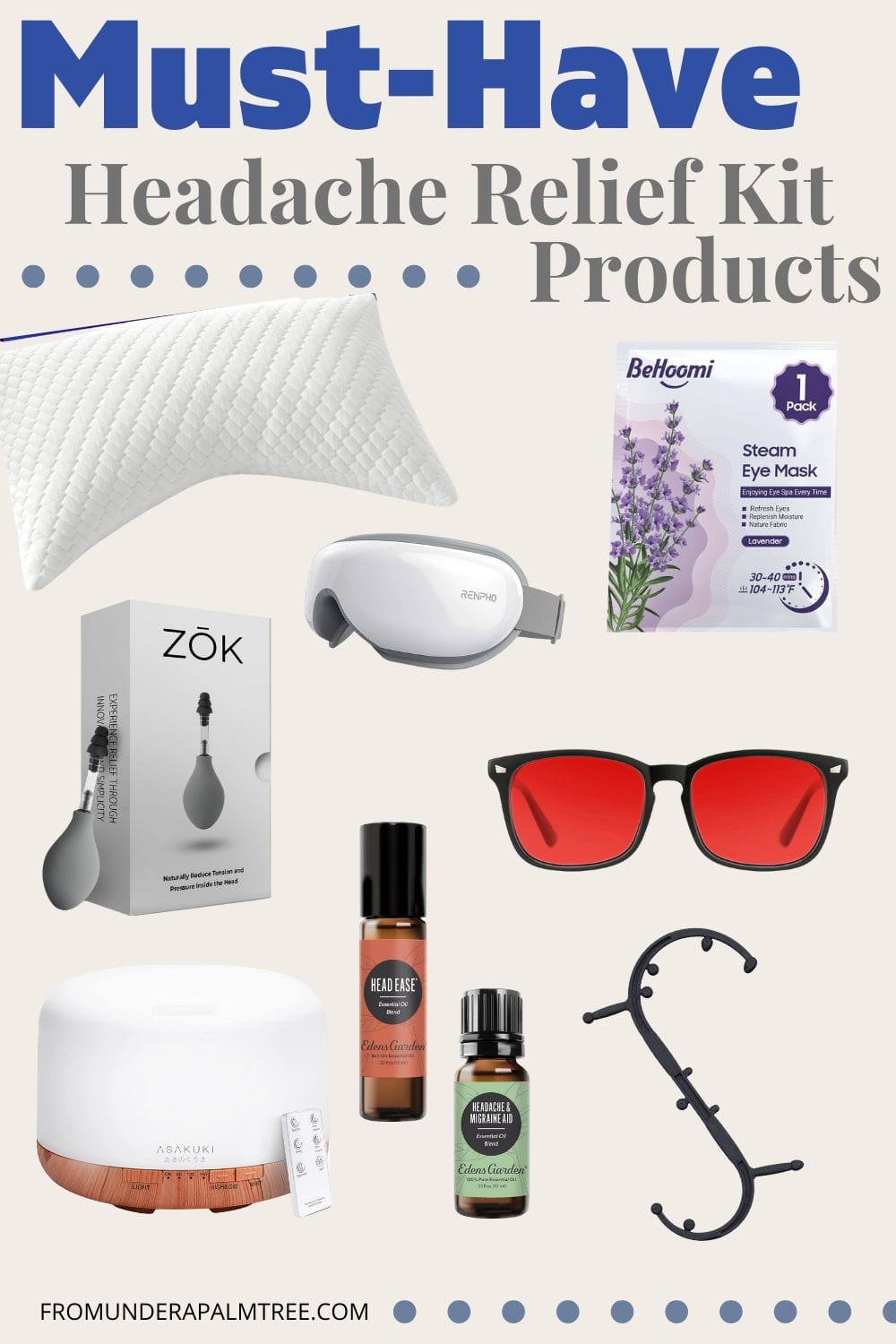 Must Have Headache Relief Kit Products > From Under a Palm Tree