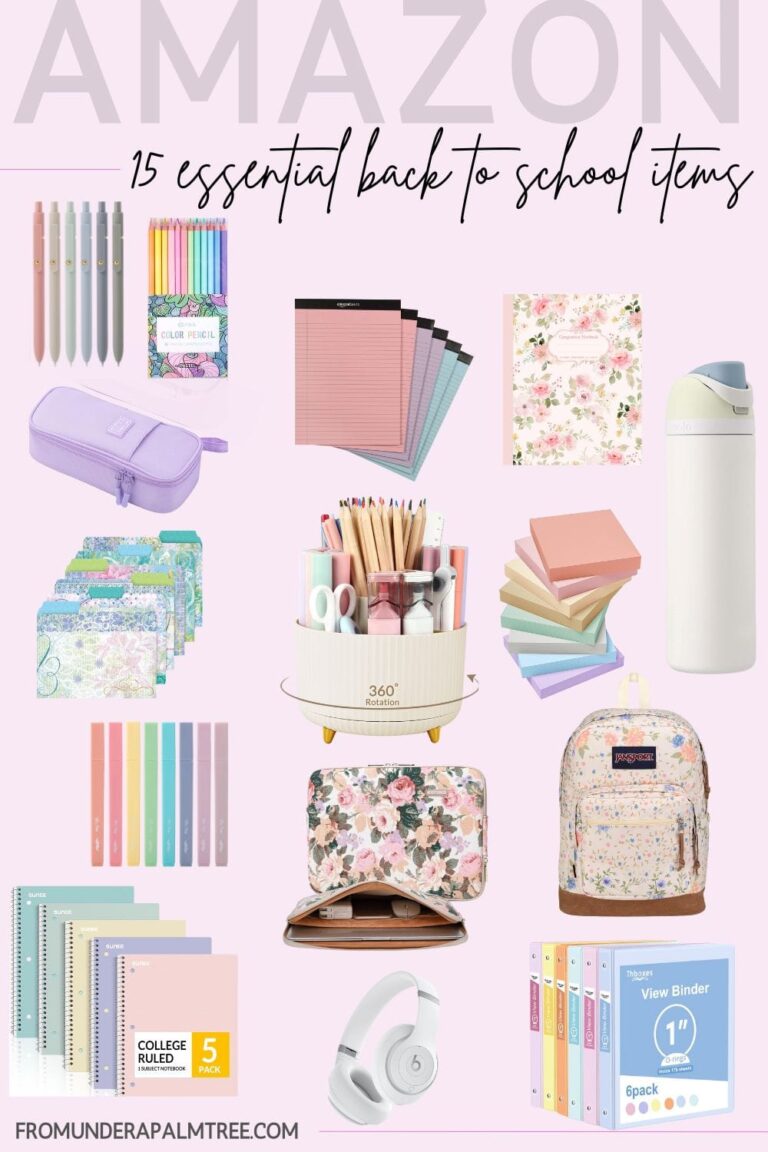 15 Essential Back to School Items on Amazon > From Under a Palm Tree